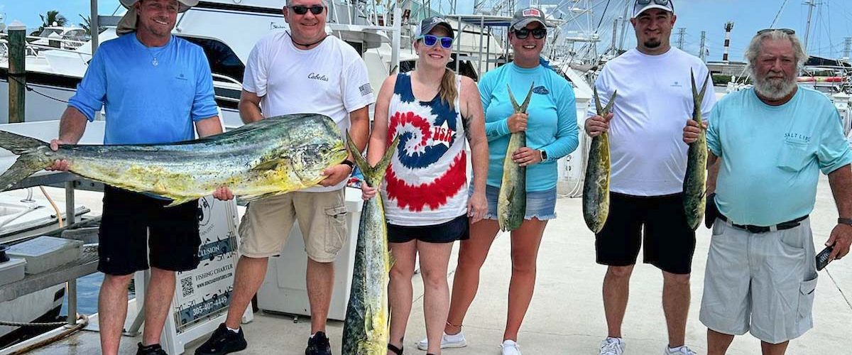 Large Mahi Caught In Key West - Key West Deep Sea Fishing